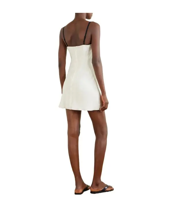Staud Cowl Slip Mini Dress