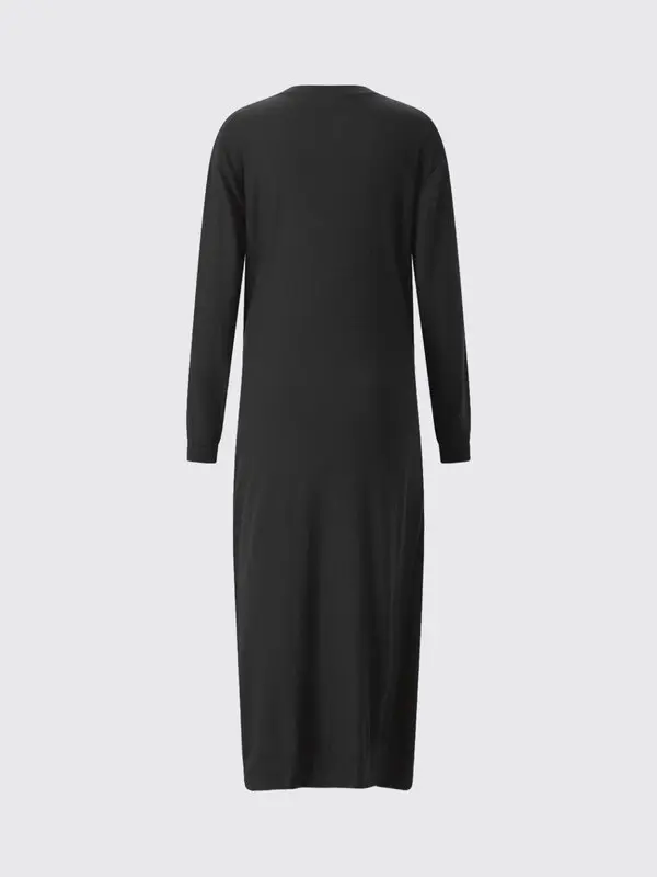 LEMAIRE Asymmetrical Knit Midi Dress With Dropped Shoulders