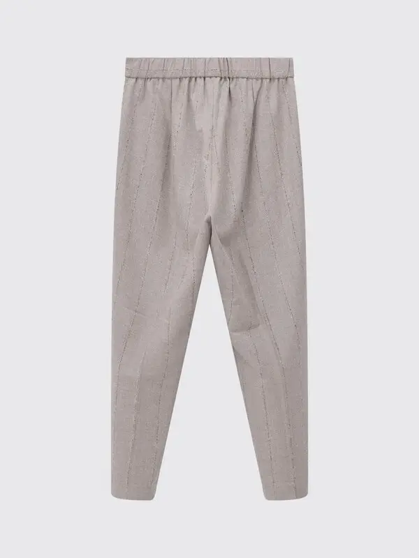 Fabiana Filippi Striped Straight-leg Wool-blend Jogger Trousers