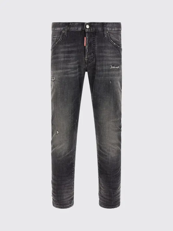 Dsquared2 Skinny Fit Stretch Denim Jeans With Distressed Effect