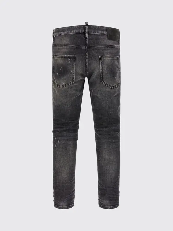 Dsquared2 Skinny Fit Stretch Denim Jeans With Distressed Effect