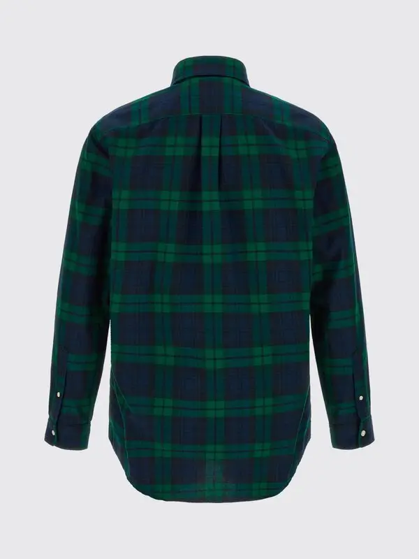 Polo Ralph Lauren Check Stretch Cotton Button-down Shirt - Blue