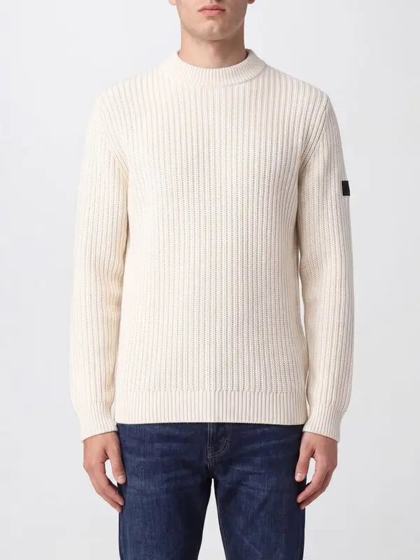 Barbour Ribbed Wool And Cotton-blend Crewneck Jumper