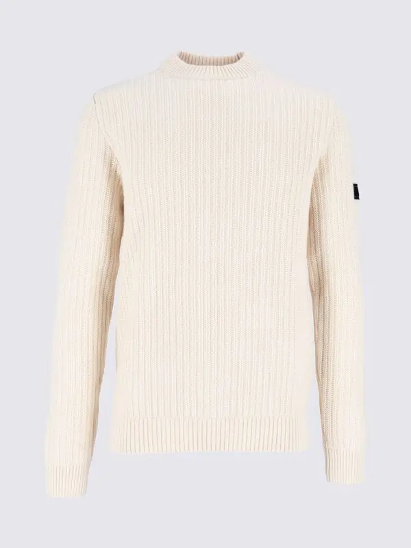 Barbour Ribbed Wool And Cotton-blend Crewneck Jumper