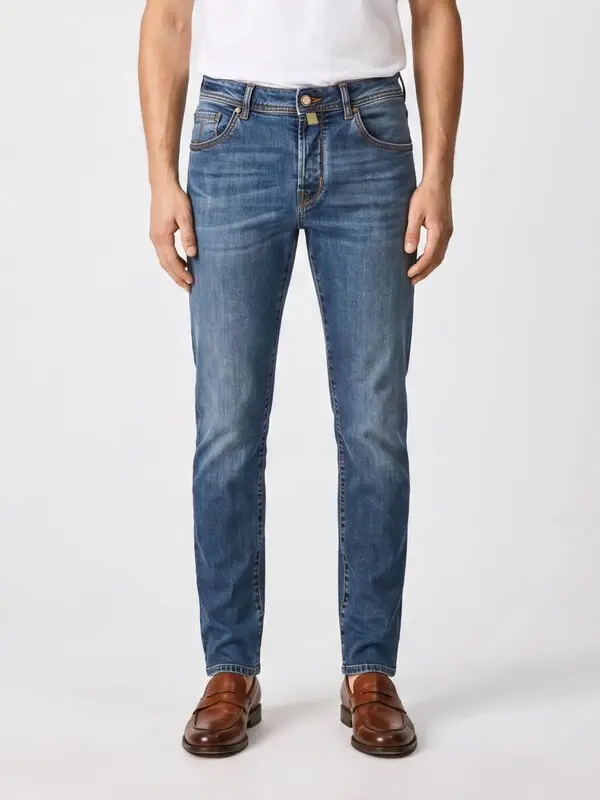 Jacob Cohen Mid-rise Skinny Fit Stretch Cotton Denim Jeans