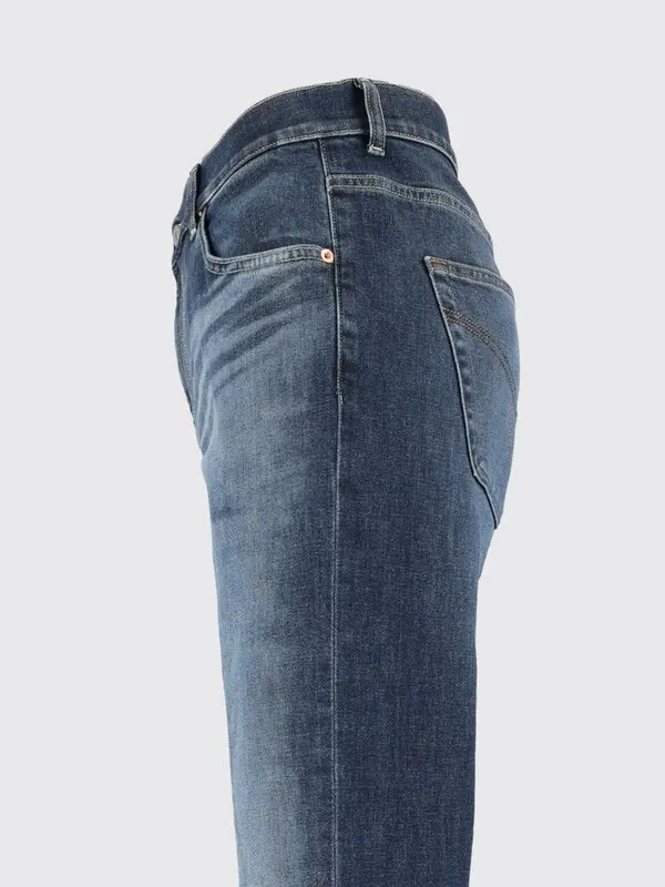 DONDUP Paco Straight Fit Stretch Cotton Denim Jeans - Blue
