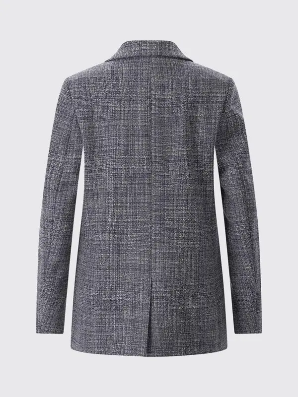 Fabiana Filippi Single-breasted Blazer In Virgin Wool With Flap Pockets
