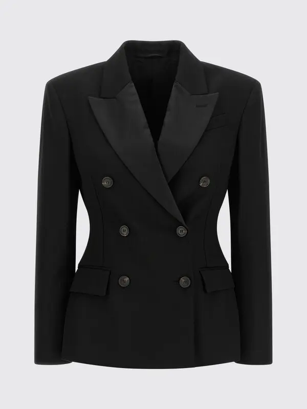 Brunello Cucinelli Double-breasted Virgin Wool Blazer With Peaked Lapels