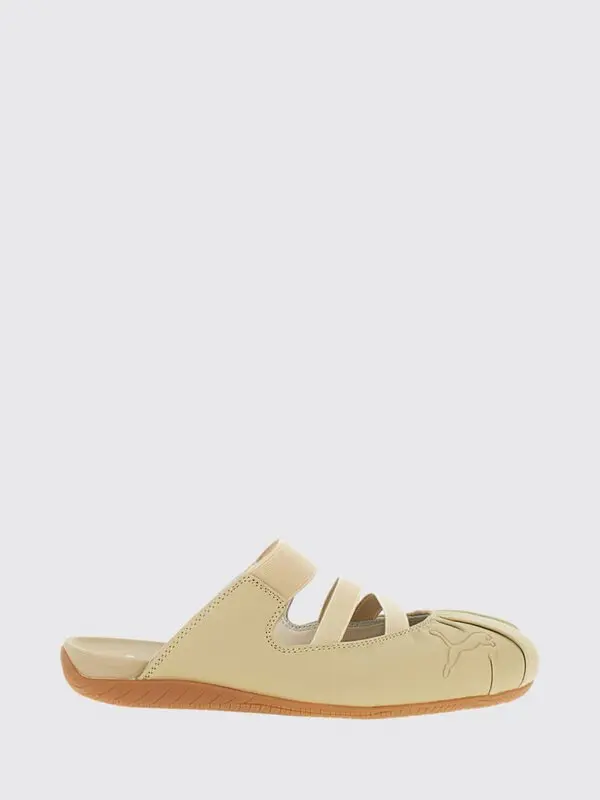 PUMA Speedcat Slip-on Leather Mules With Tone-on-tone Logo - Beige