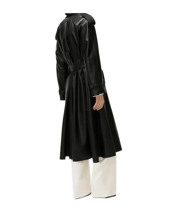 Burberry Leather Lemlair Coat
