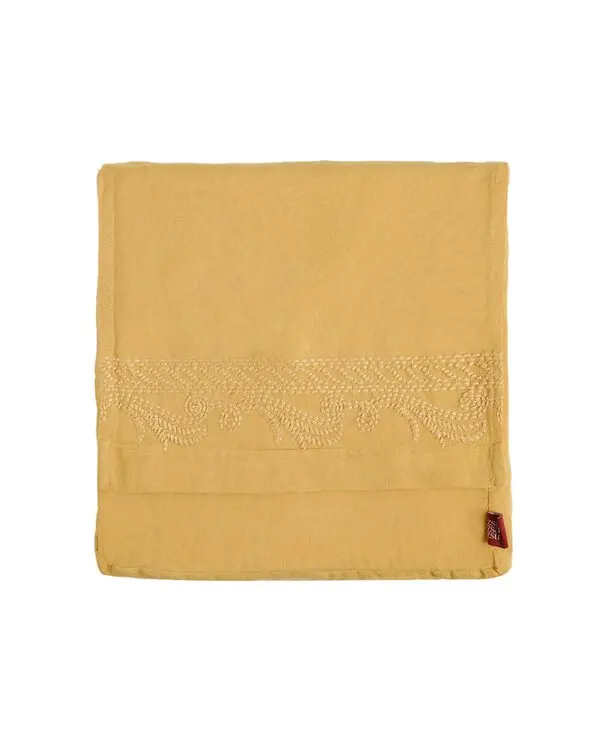 ZSA ZSA ZSU Mino Emroidered Cotton Linen Duvet Cover Set