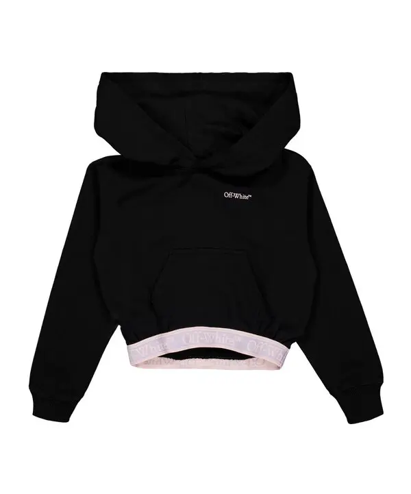 Off-White Cropped Hoodie