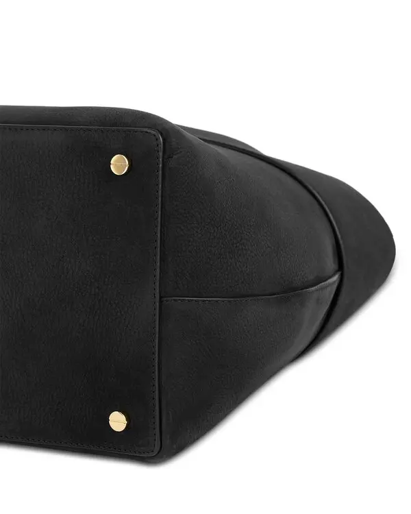 TOTEME Mercer Suede Tote Bag - Black