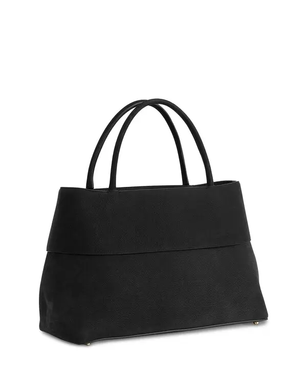 TOTEME Mercer Suede Tote Bag - Black
