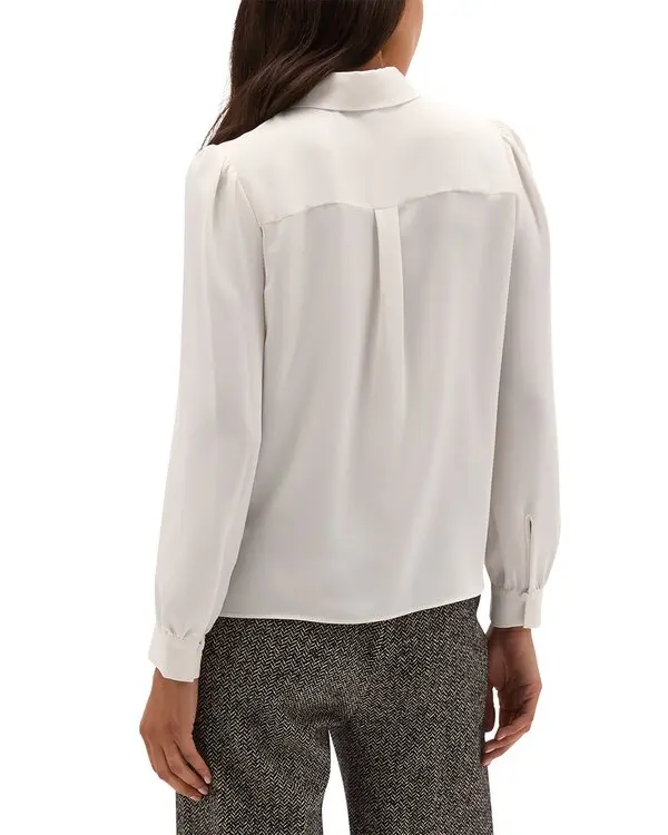 HOBBS LONDON Ramona Pleat Front Shirt