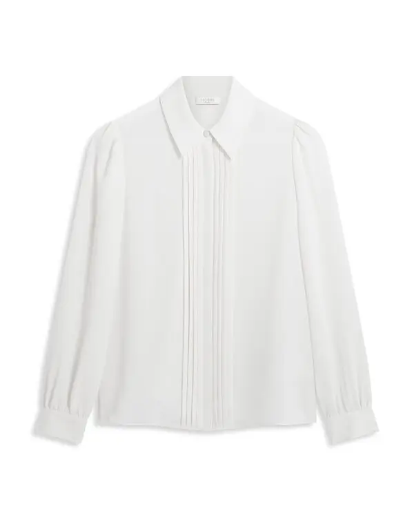HOBBS LONDON Ramona Pleat Front Shirt