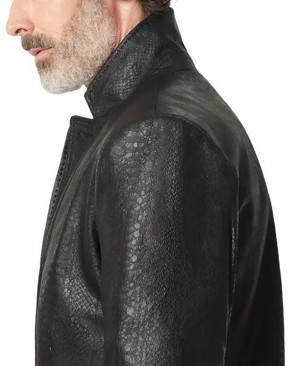 John Varvatos John Varvato Maida Leather Jacket