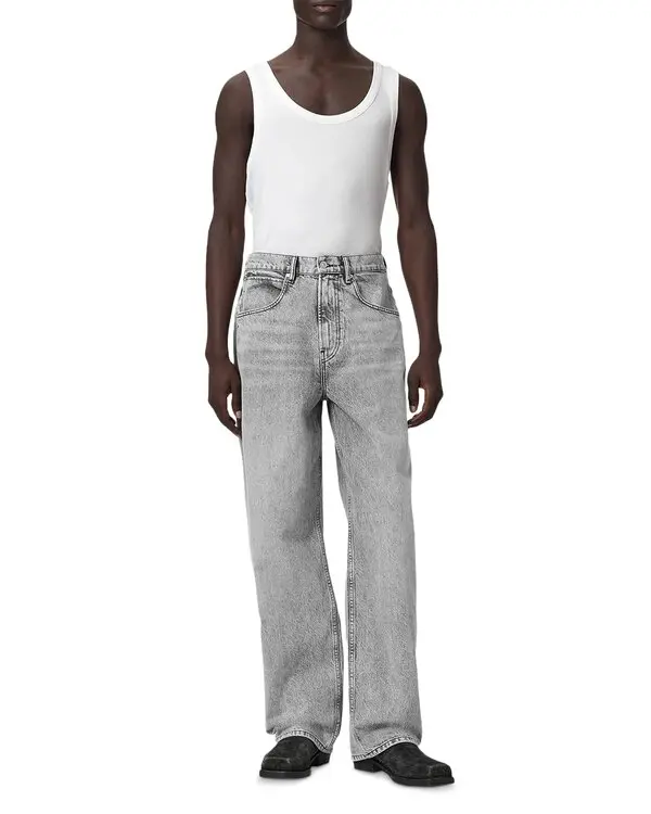 ALLSAINTS Rivet Slouch Cotton Relaxed Fit .7 Jeans
