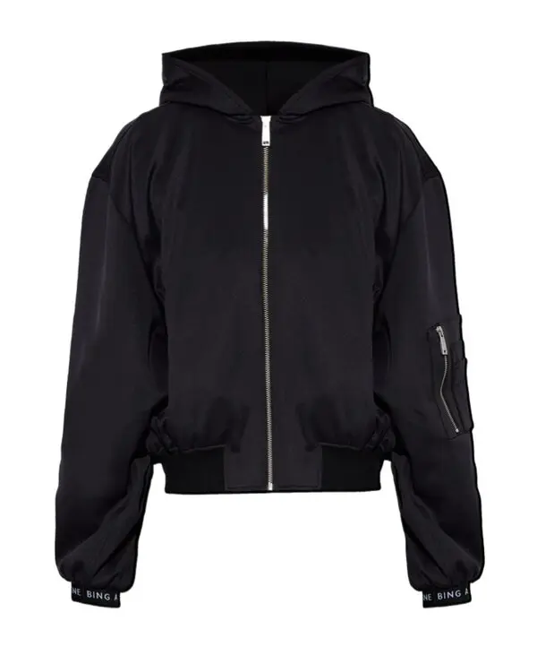 ANINE BING Logo Casual Jacket - Black
