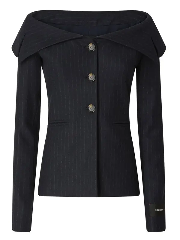 Pinko Wool-blend Stretch Jacket