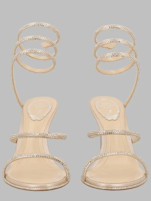 RENE` CAOVILLA Cleo Heeled Sandals With 8 Cm Heel