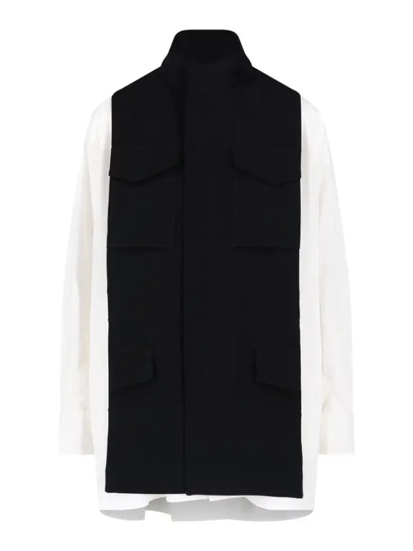 Sacai Layered Utility Shirt - White