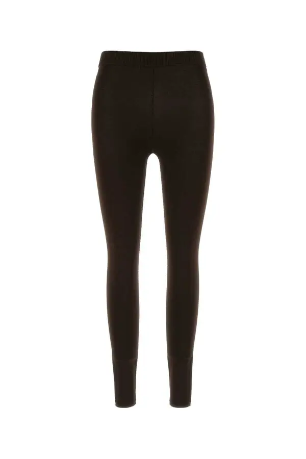 Balenciaga Balancing Knit Leggings For - Brown