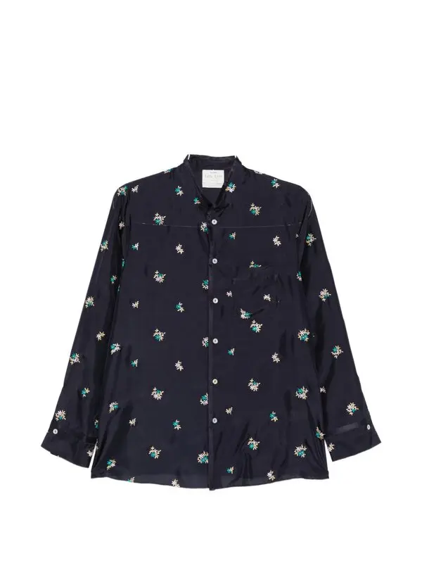 FORTE_FORTE Embroidered Silk Shirt - Multicolor