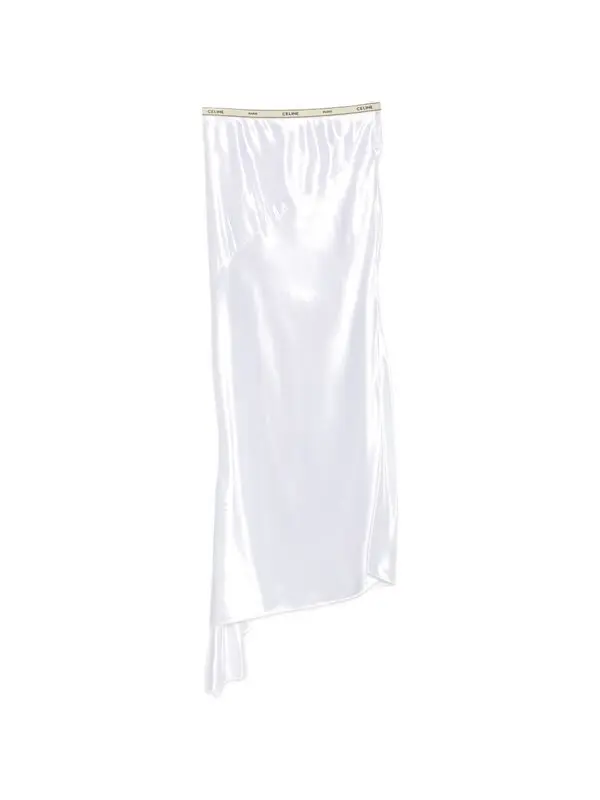 Celine Satin Long Skirt - Multicolor