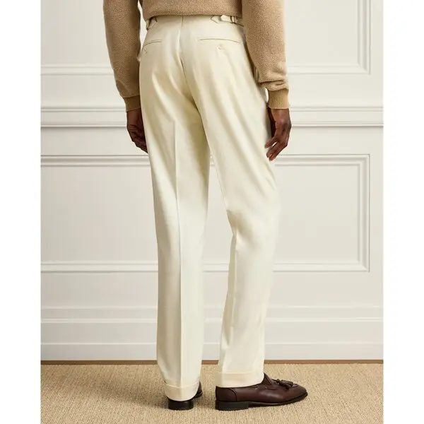 Ralph Lauren Gregory Hand-tailored Flannel Trouser