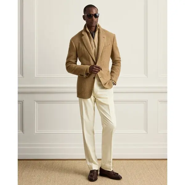 Ralph Lauren Gregory Hand-tailored Flannel Trouser