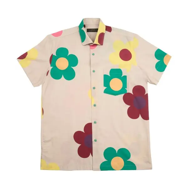 EIGHT X Bloom Short Sleeve Button Up Shirt
