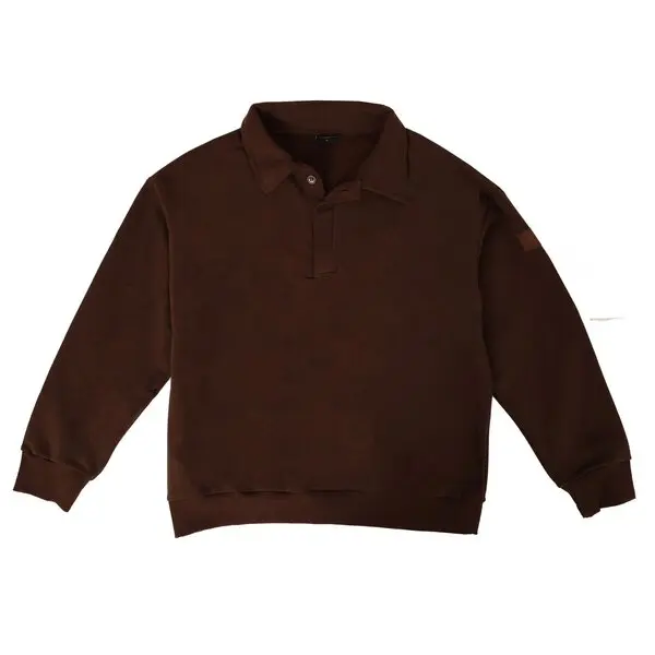 RAVE ON TREND Patch Polo - Brown