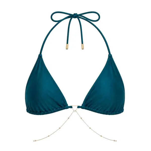 IVY SWIMWEAR Calypso In Teal Bikini Top