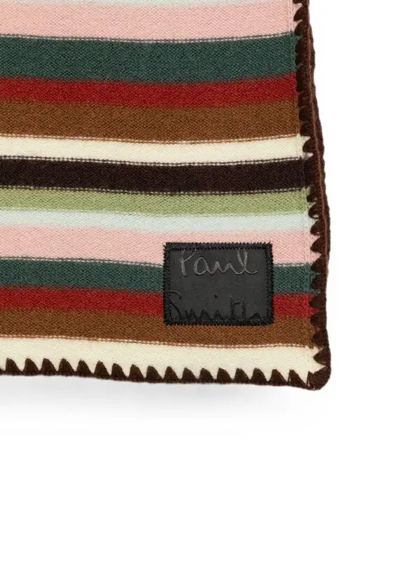 Paul Smith Wool Striped Scarf