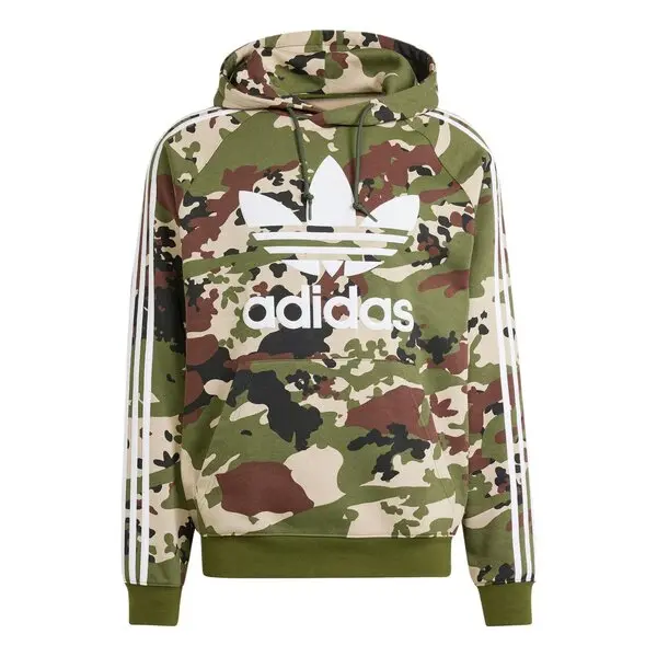 Adidas Camo Graphic Hoodie Asia Sizing 'green
