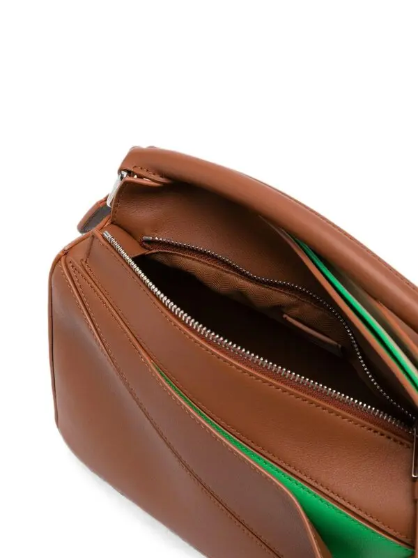 Loewe Puzzle Small Leather Handbag - Multicolor
