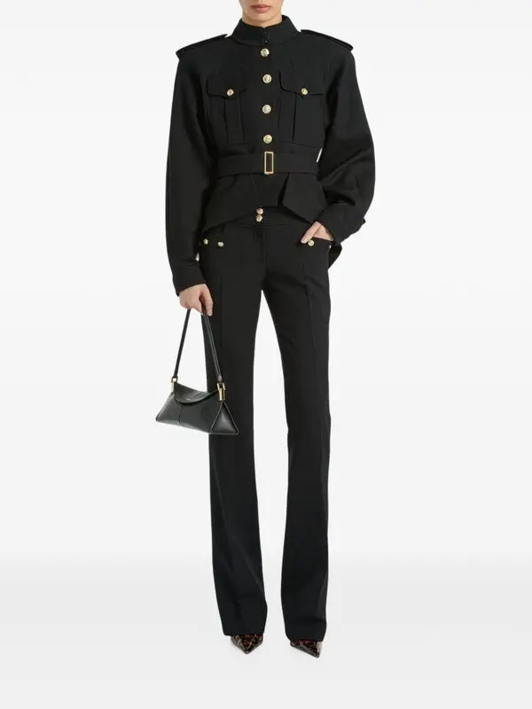Balmain Wool Belted Jacket