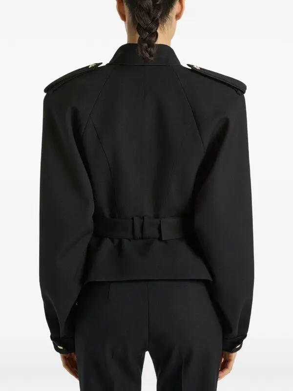 Balmain Wool Belted Jacket