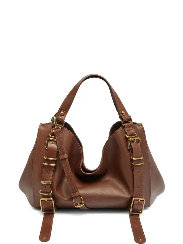 DIESEL® D-one Medium Leather Handbag - Multicolor