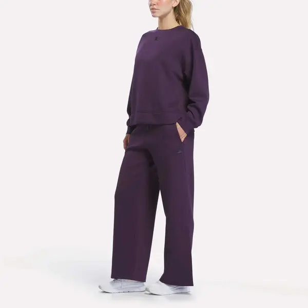 REEBOK Mid-rise Wide-leg Pants - Phantom Purple