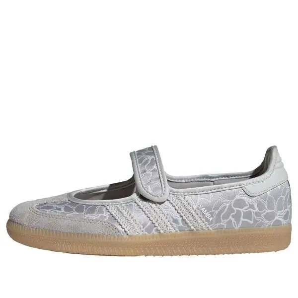 Adidas Samba Jane 'silver Metallic Gray - Silver Metallic/gray One/gum