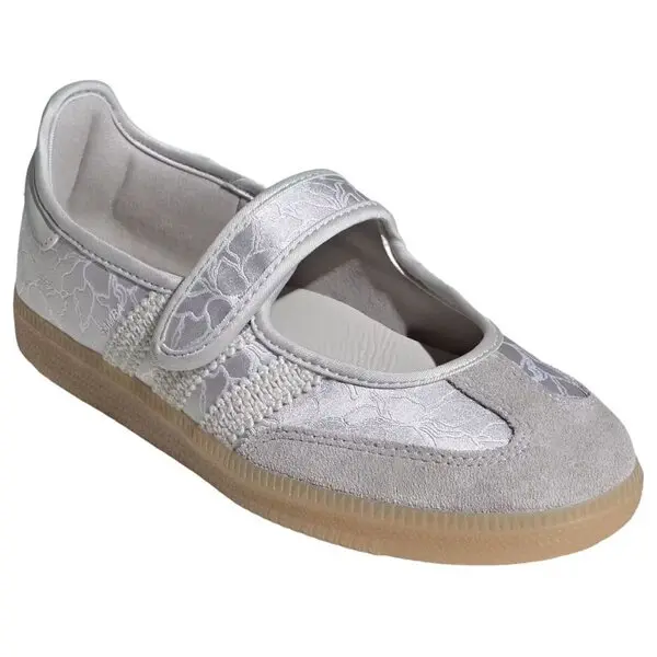 Adidas Samba Jane 'silver Metallic Gray - Silver Metallic/gray One/gum