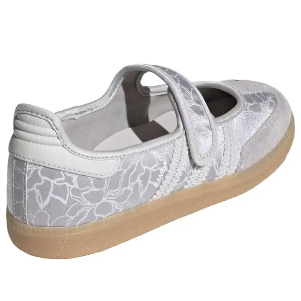 Adidas Samba Jane 'silver Metallic Gray - Silver Metallic/gray One/gum