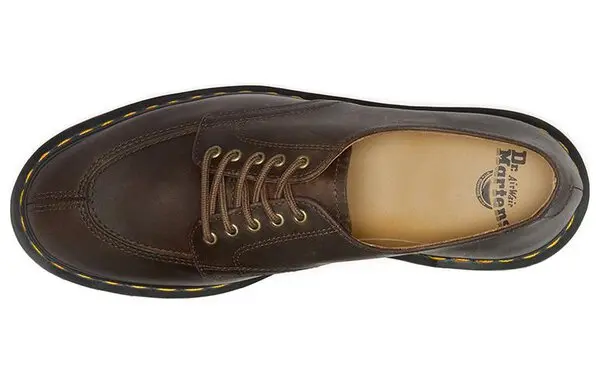 Dr. Martens 2046 Crazy Horse Leather Oxford Shoes - Dark Brown