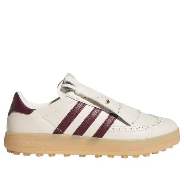 Adidas Coursecup Spikeless Golf 'chalk White Maroon Gum - Chalk White/maroon/gum