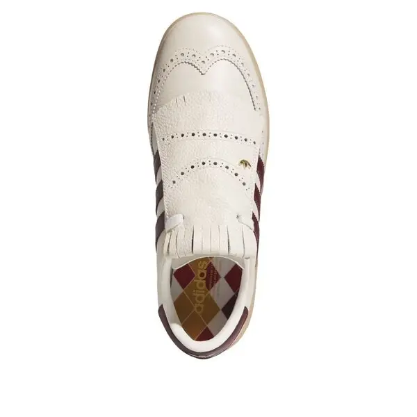 Adidas Coursecup Spikeless Golf 'chalk White Maroon Gum - Chalk White/maroon/gum