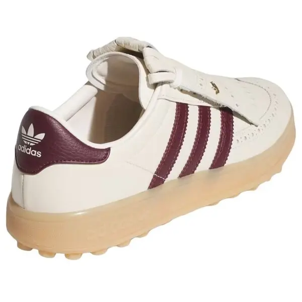 Adidas Coursecup Spikeless Golf 'chalk White Maroon Gum - Chalk White/maroon/gum