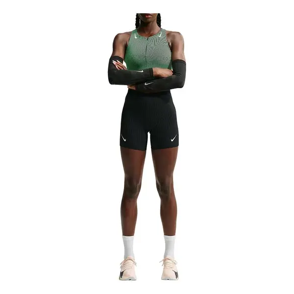 Nike X Keely Hodgkinson Aeroswift Dri-fit Adv Tight Shorts 'black White - Black/white