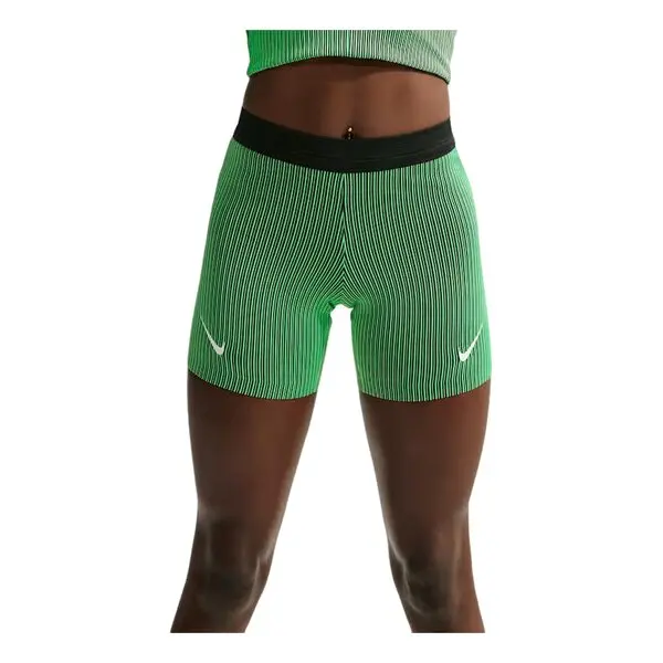 Nike X Keely Hodgkinson Aeroswift Dri-fit Adv Tight Shorts 'illusion Green Black White - Illusion Green/black/white